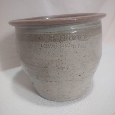 Rare Antique Late 1800s J.H. Dipple Crock, Lewistown PA | eBay