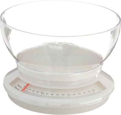 Mainstays Kitchen Scale 33652 Weighs Up To 7 Pounds Removable Bowl ...
