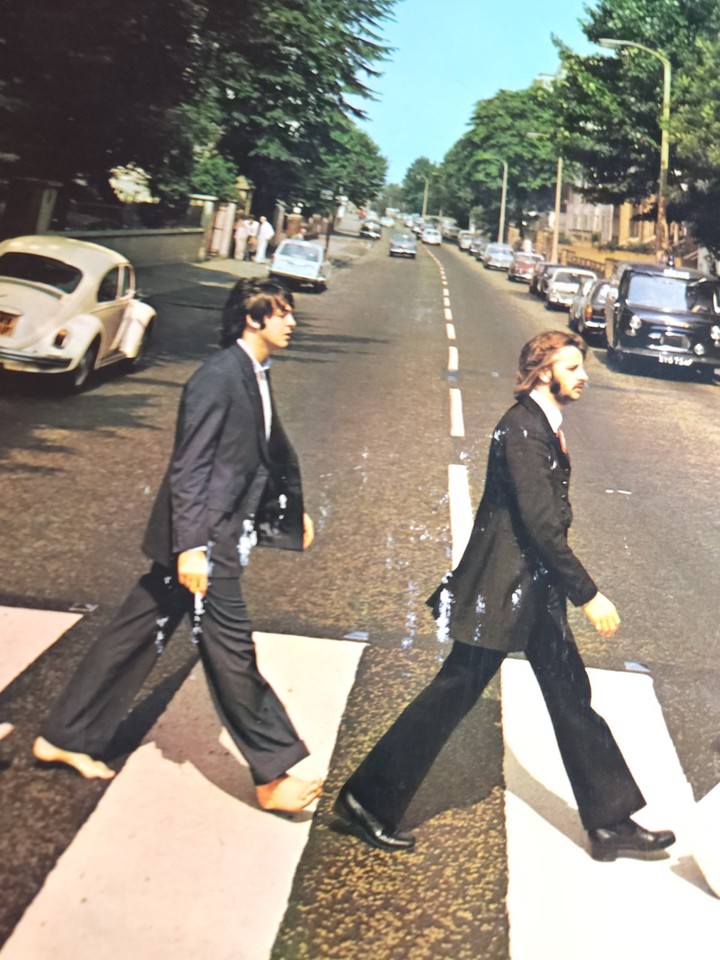 THE BEATLES ABBEY ROAD RAINBOW LABEL CAPITOL VINYL SJ-383 (RARE ...