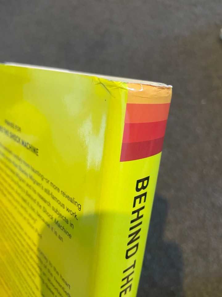 Behind the Shock Machine : The Milgram Psychology Experiments HARDCOVER ...