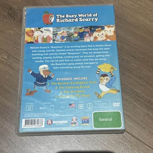 Busy World of Richard Scarry, The-Welcome to Busytown : Vol 1 (DVD ...