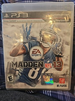 Madden NFL 13 PS3 PlayStation 3 Complete 14633197341| eBay