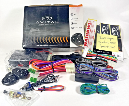Avital Remote Engine Start w/ Keyless Entry - Open Box Model 4103 | eBay