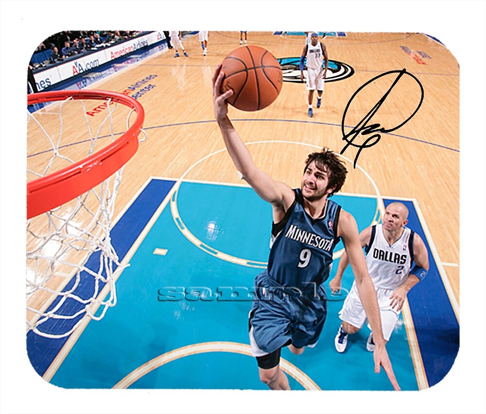 Ricky Rubio Timberwolves Facsimile Autograph Mouse Pad Item#2744 | eBay