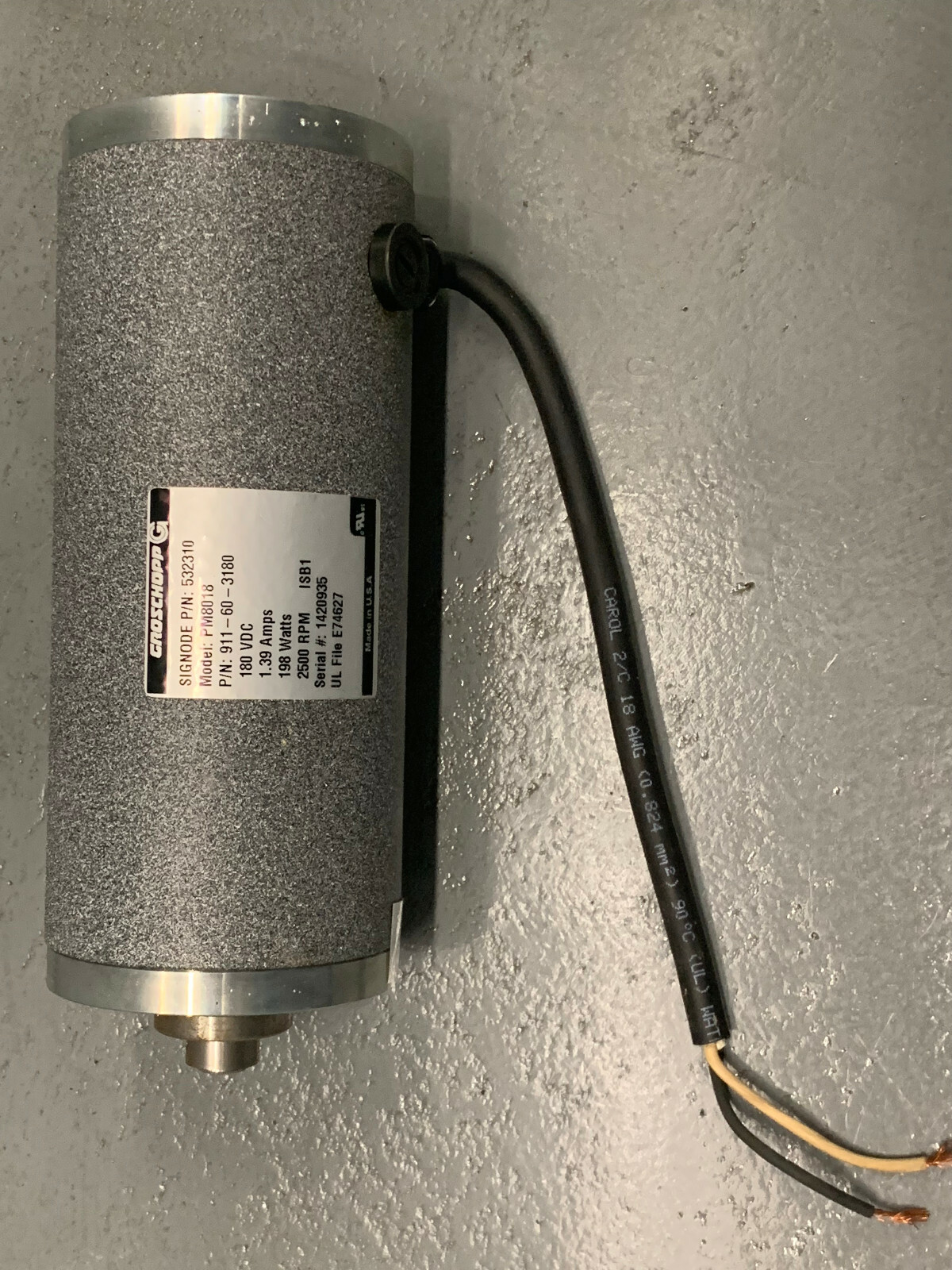 Signode FEED/TAKE-UP Motor P/N 532310 | eBay
