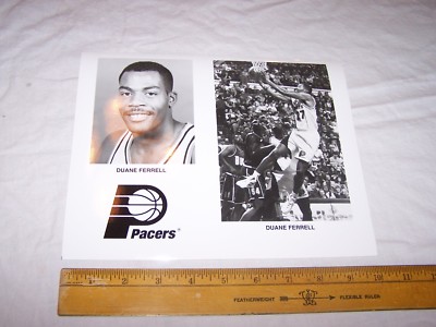 INDIANA PACERS Basketball 8" X 10" Promotional Press Photo DUANE ...