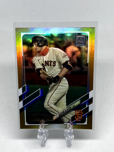 2021 Topps Series 2 Baseball Austin Slater #378 Gold Foil Parallel SF ...