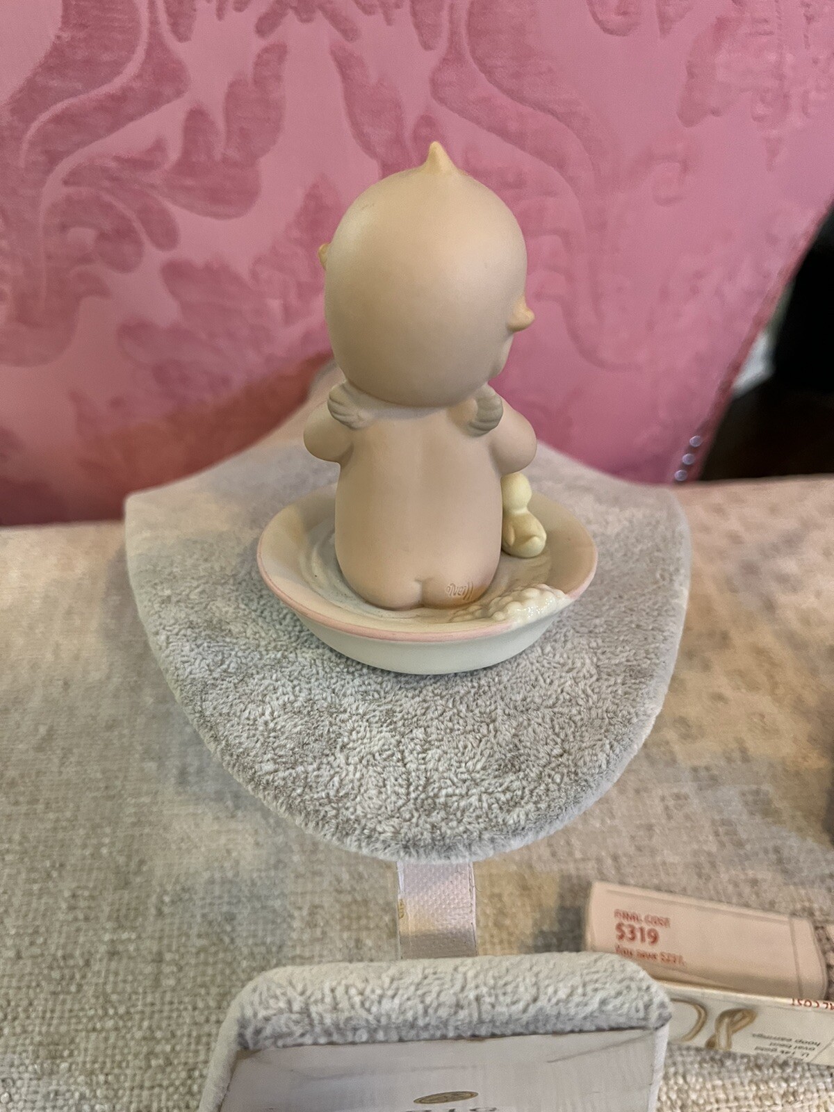 Enesco 1991 KEWPIE Bisque Doll Bath-time With Rubber Duckie | eBay