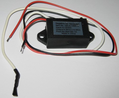 Small Negative Ion Generator - 12 VDC - 5.5 kV Output – Produces 3 ...