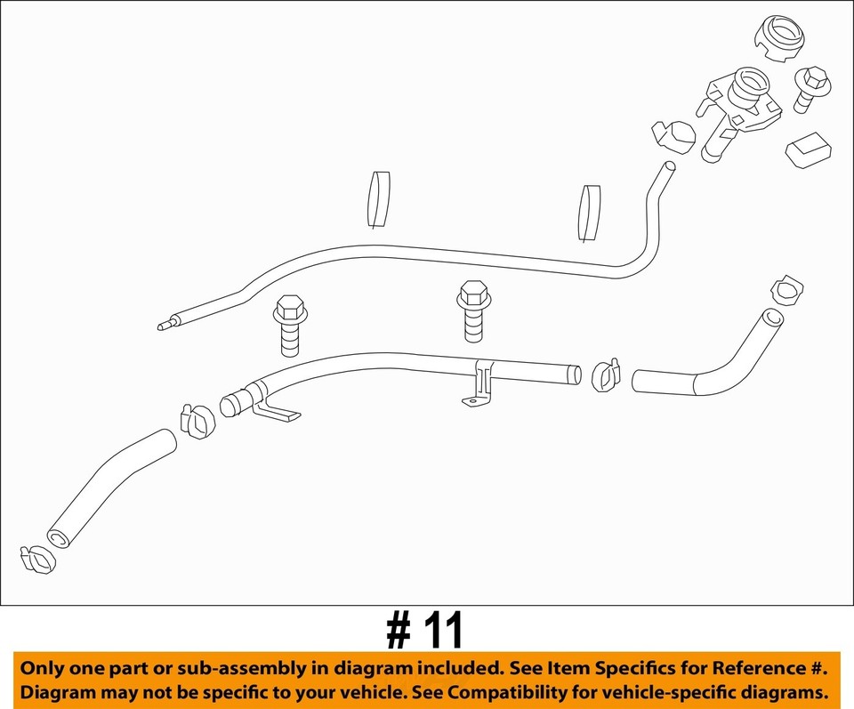 GM OEM 15-16 Escalade Fuel System Fuel System Components-Filler Pipe ...