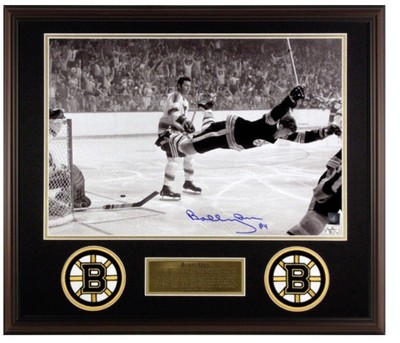 BOBBY ORR SIGNED "THE GOAL" 16X20 PHOTO FRAMED & MATTED W/GREAT NORTH ROAD CERT | eBay