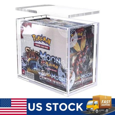 Pokemon Magnetic Booster Box Acrylic Case! Pokémon Card Protective ...