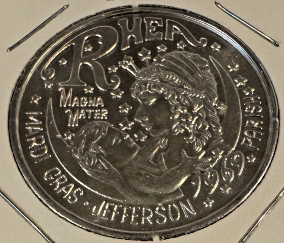 Rhea Books A World's Fair 1984 Mardi Gras Doubloon #2200 - Plain ...