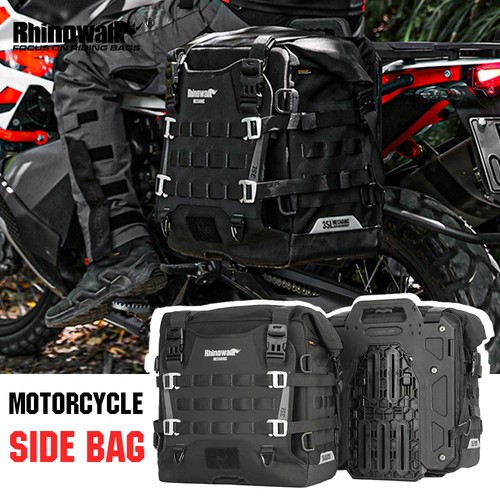 Motorcycle Side Bag Waterproof 35l Quick Release Motorcycle Saddle Pan ...