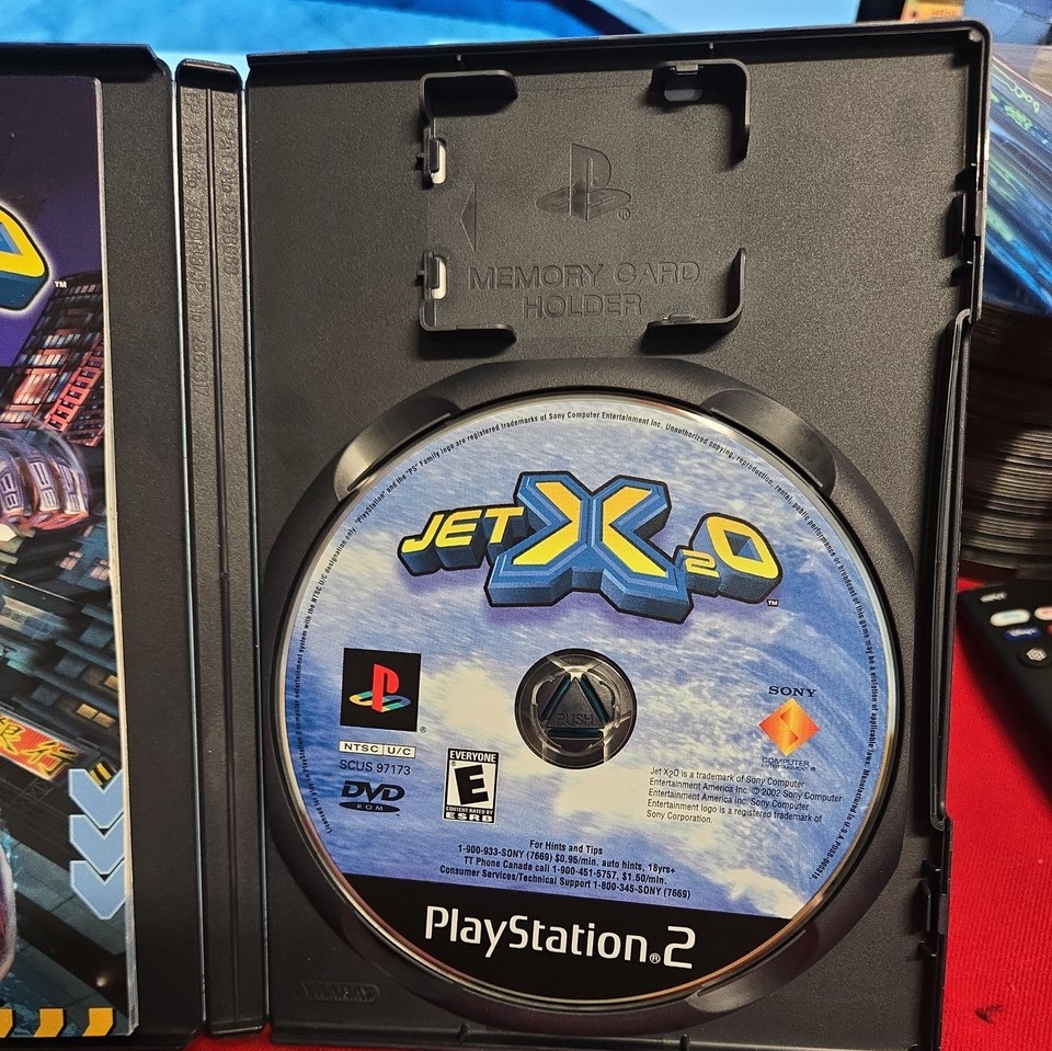 Jet X20 Racing Game Sony PlayStation 2 Black Label CIB Complete/Tested ...