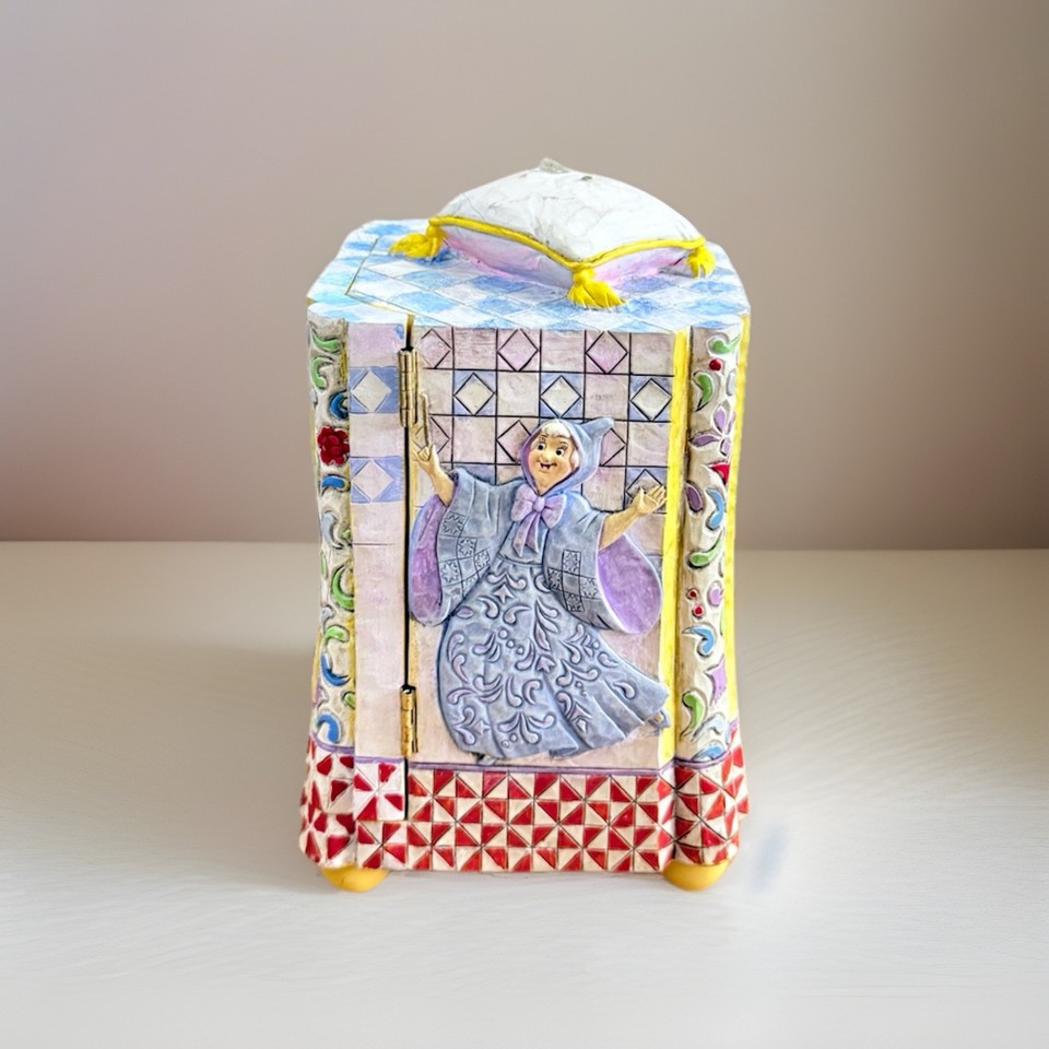 Disney Traditions Jim Shore Treasures Fit For A Princess Cinderella ...