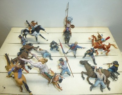 Zinnfiguren Little Big Horn Custer Andrea Miniatures 20 Teile 54mm ...