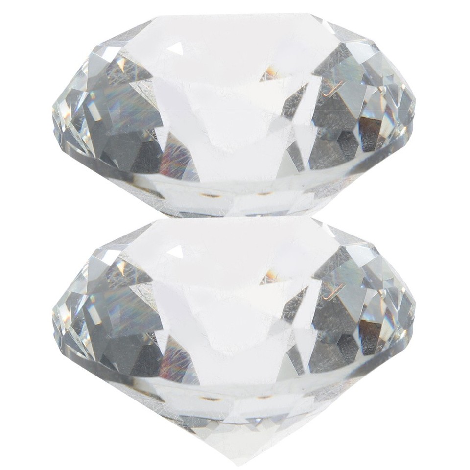 2 Pcs Decorations Wedding Table Scatter Crystals Fake Gems | eBay Australia