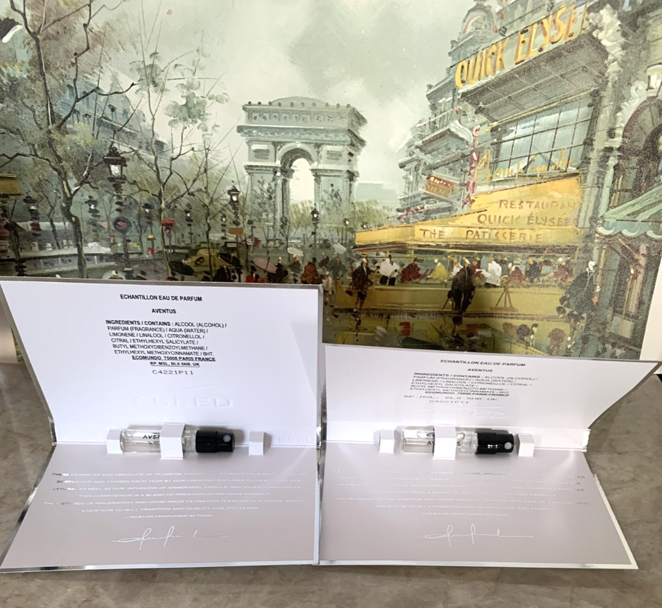 NEW House of Creed AVENTUS Eau De Parfum Perfume Spray Sample Size 2X 1 ...
