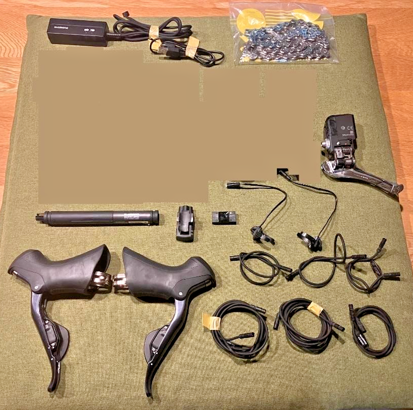 Shimano Ultegra 6870 2X11-Speed Road Bike Di2 Electronic Groupset Built ...