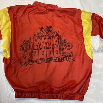 1985 Vintage Baja 1000 Windbreaker Offroad Race Score | eBay