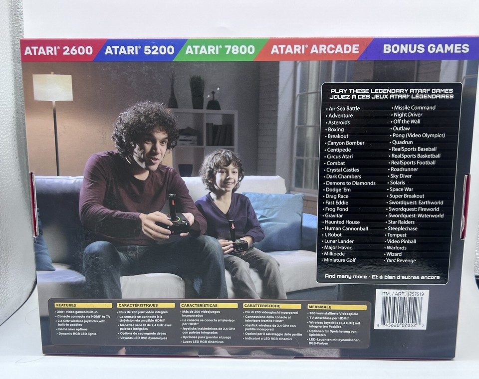 Atari Gamestation Pro Video Game My Arcade 200+ Games 845620070527| eBay