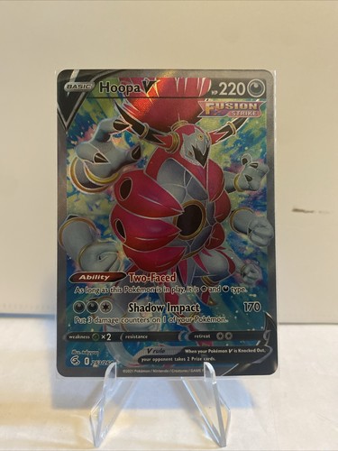 Pokémon TCG Hoopa V Fusion Strike 253/264 Holo Full Art Ultra Rare | eBay