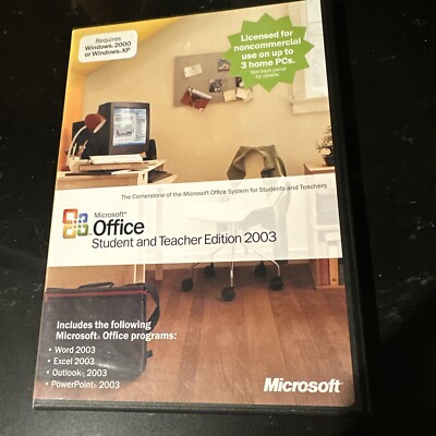 Microsoft Office 2003 Student and Teacher Edition + Product Key ...