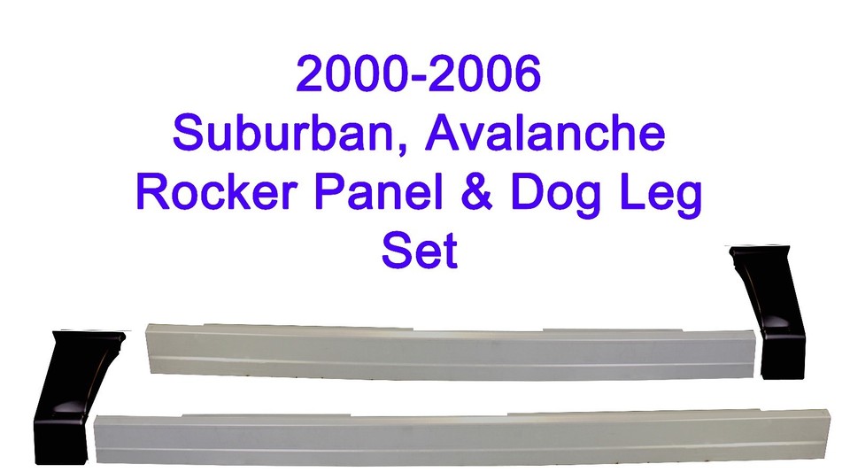 2000-2006 CHEVROLET SUBURBAN 1500 2500 ROCKER PANELS AND LOWER QUARTER ...
