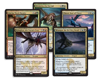 5 Dragon Legend Set - Fate Reforged - NM/SP - MTG Magic the Gathering ...