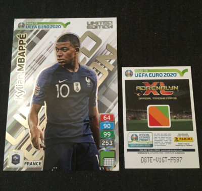 PANINI ADRENALYN XL ROAD TO EURO 2020 XXL CARD KILIAN MBAPPE ROOKIE ...
