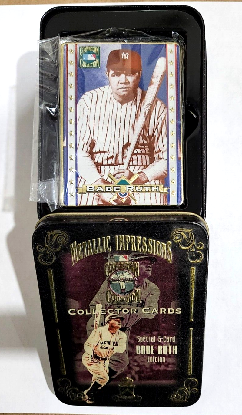 1994 Babe Ruth Metallic Impressions Cooperstown Collection Special 5 ...