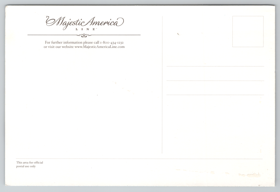 Postcard Majestic America Line Retired Cruise Ship 4x6 | eBay