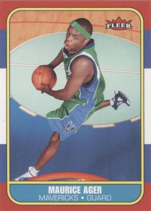 2006-07 Fleer - 1986-87 Fleer Design Maurice Ager #3 (RC) for sale ...