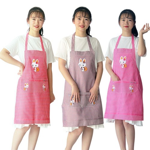 Clothes Adjustable With Pocket Cleaning Aprons Cooking Oil-proof Apron ...