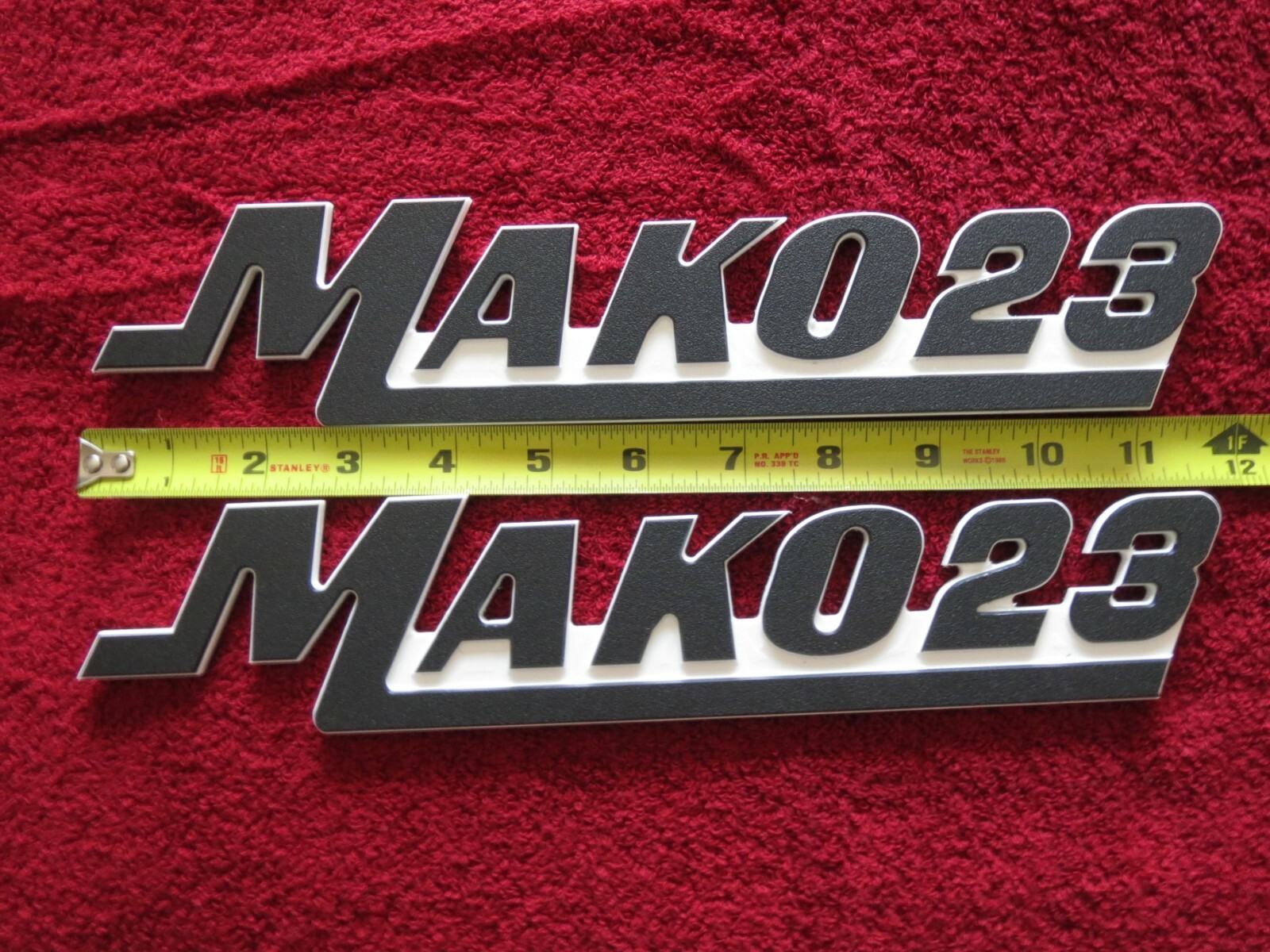 Mako Boat Emblems / Badges (Small) 2-3/8" High | eBay