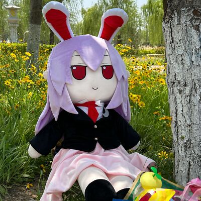 120cm Reisen Udongein Inaba Cosplay Plush Doll Touhou Project Figure ...