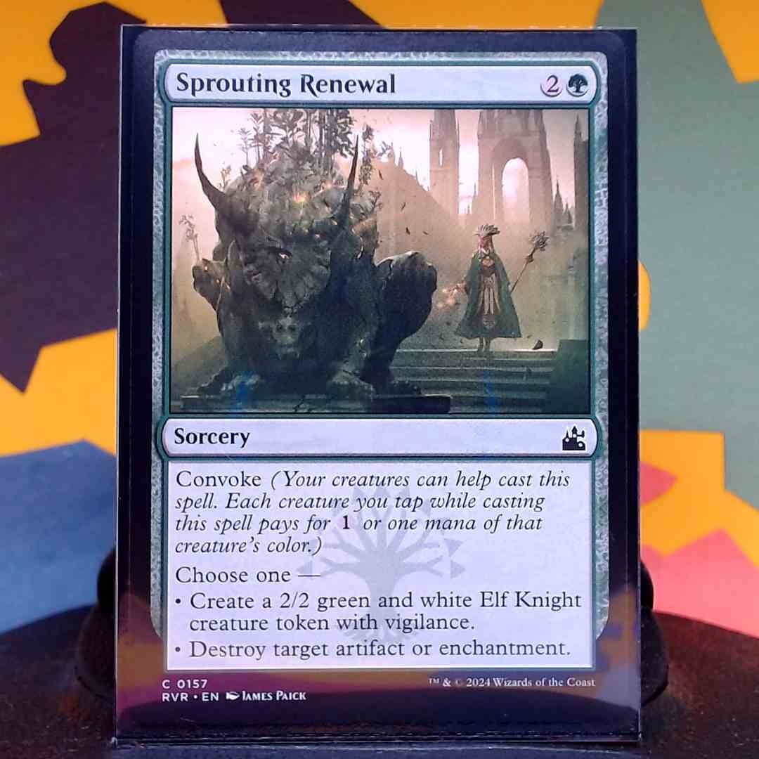 MTG Sprouting Renewal Unplayed Magic The Gathering Ravnica 2024 TCG ...