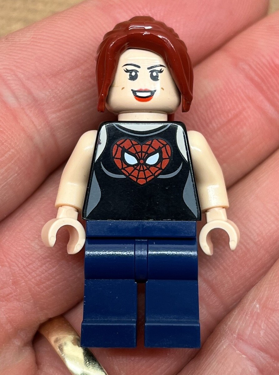Lego Marvel Super Herois Mary Jane Spider Man Lego Set With Green