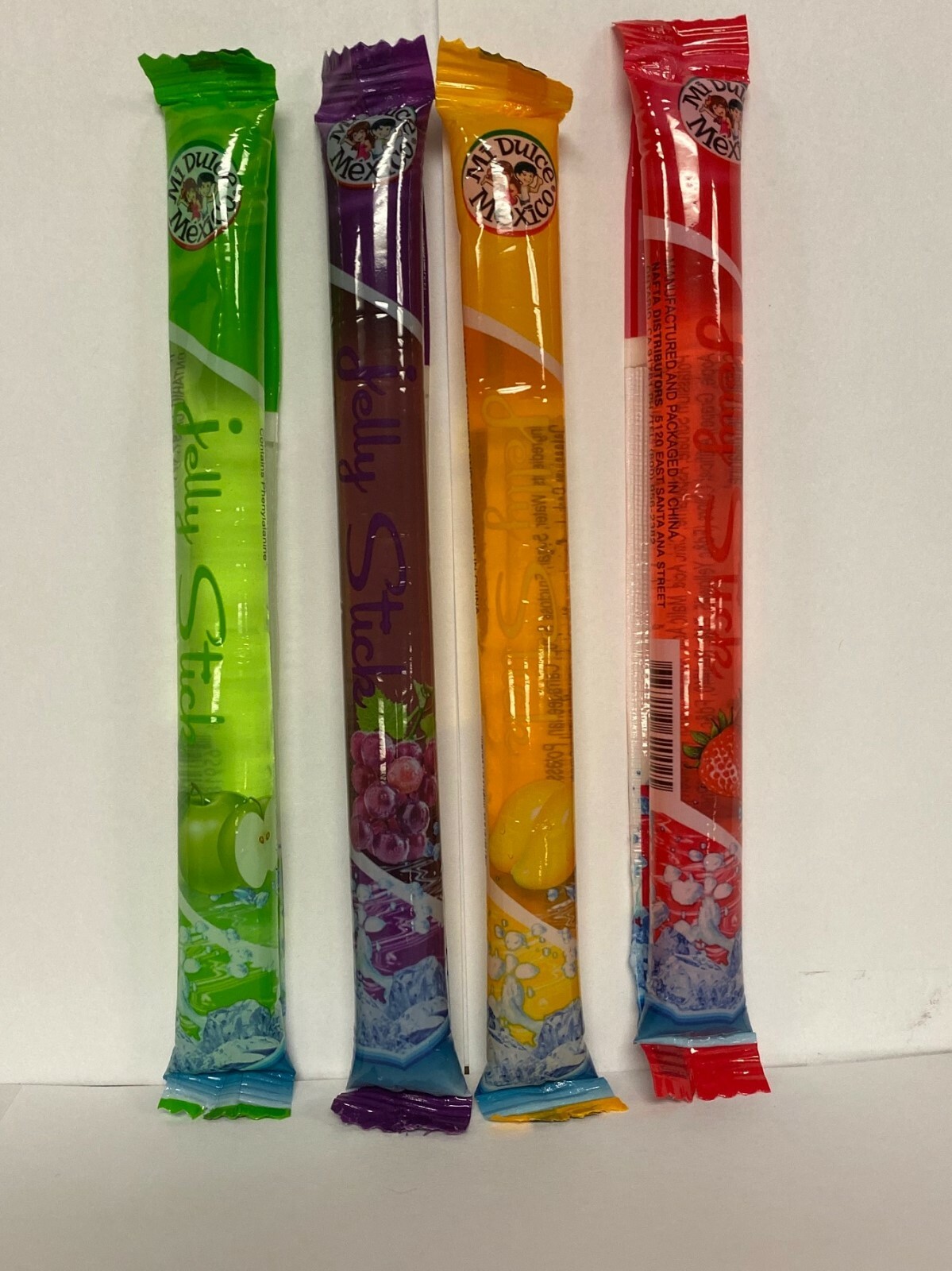 MDM JELLY STICKS-STRAWS ASSORTED FLAVORs TIK TOK 14.1 oz 2 BAGS 20pcs ...