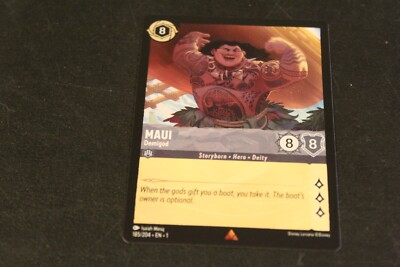 2023 Maui Demigod Disney Lorcana Card | eBay