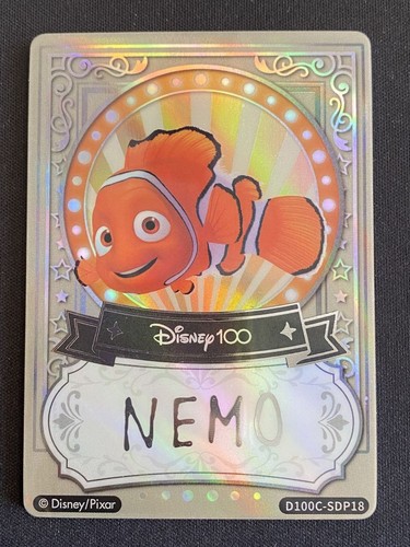 Nemo Card Fun Disney 100 Carnival Series Artist Signature Silver 086/ ...