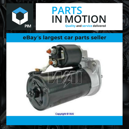 Starter Motor fits VW JETTA Mk2 1.6D 84 to 91 WAI 0001107021 036911023S ...