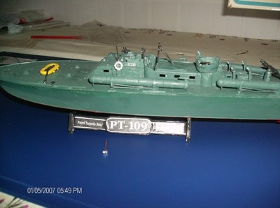 Torpedo boat PT109 built and painted | eBay UK