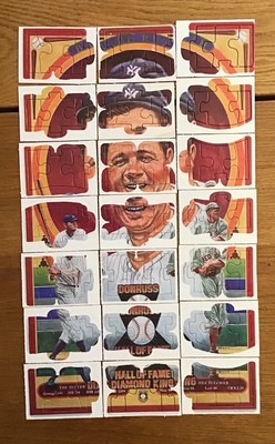 DONRUSS ‘81 Baseball Great Moments Babe Ruth Puzzle Complete Unpunched ...