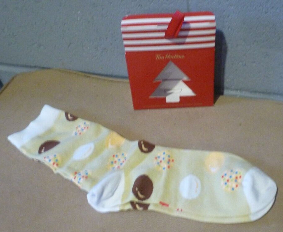 New For 2022 TIM HORTONS Coffee Tim Bit Socks Ornament Decoration | eBay