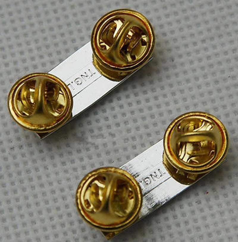 WW2 Pair of US Army First Lieutenant Officer Rank Insignia Badges ...