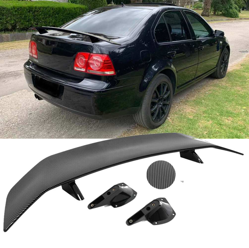 46" GT-Style Carbon Fiber Rear Trunk Spoiler Wing Racing For VW Bora ...