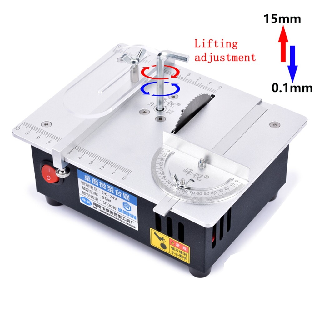 Micro Table Saw Adjustable 5000RPM DIY Acrylic PCB Cutter Splitting ...