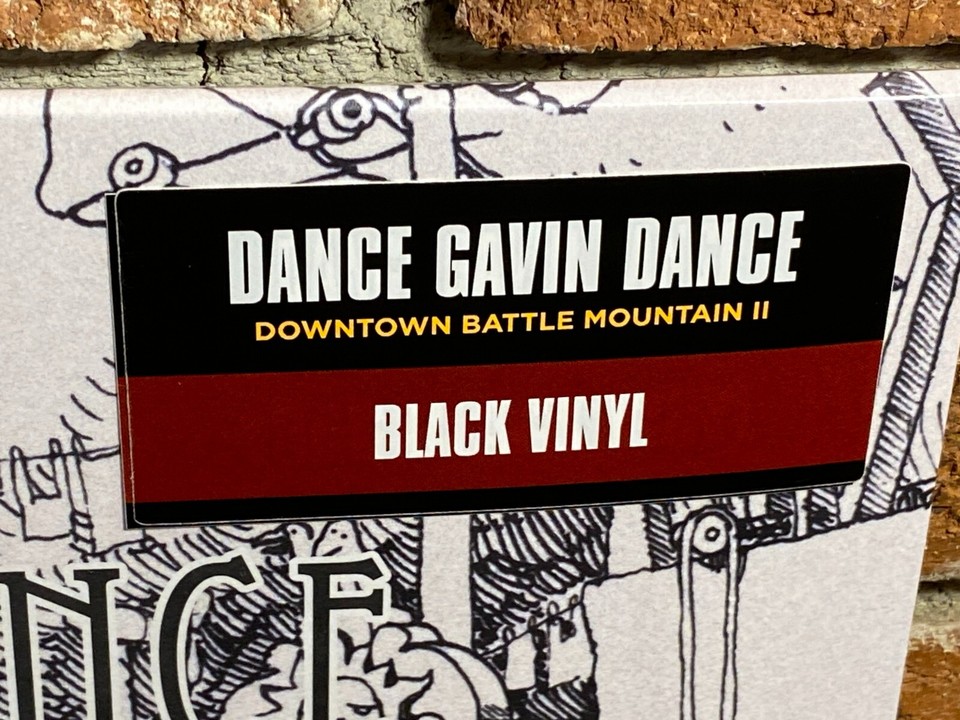 DANCE GAVIN DANCE - Downtown Battle Mountain II, Ltd BLACK VINYL LP New ...